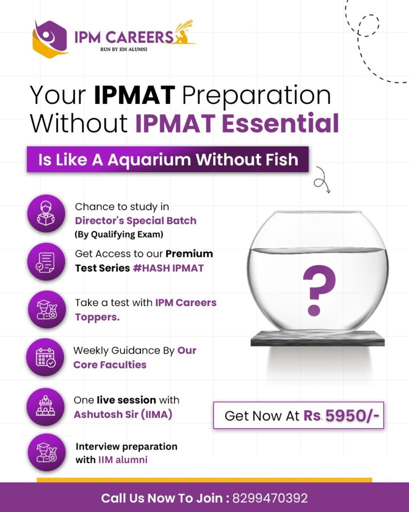 IPMAT Essential | A Must have for All IPMAT Aspirants.