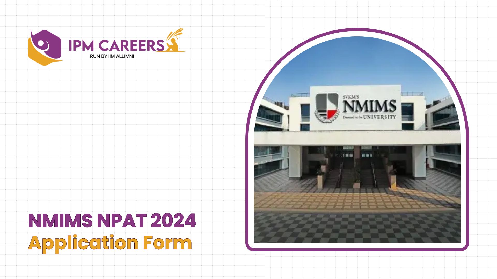 NMIMS NPAT 2024 Application Form