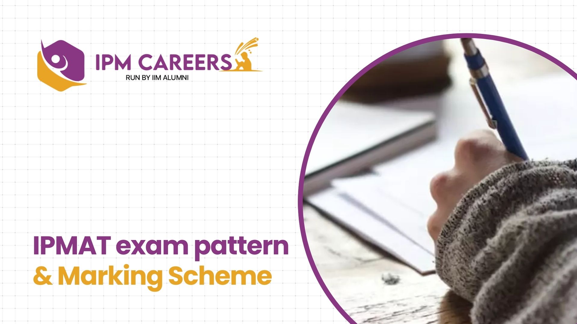 IPMAT exam pattern & Marking Scheme