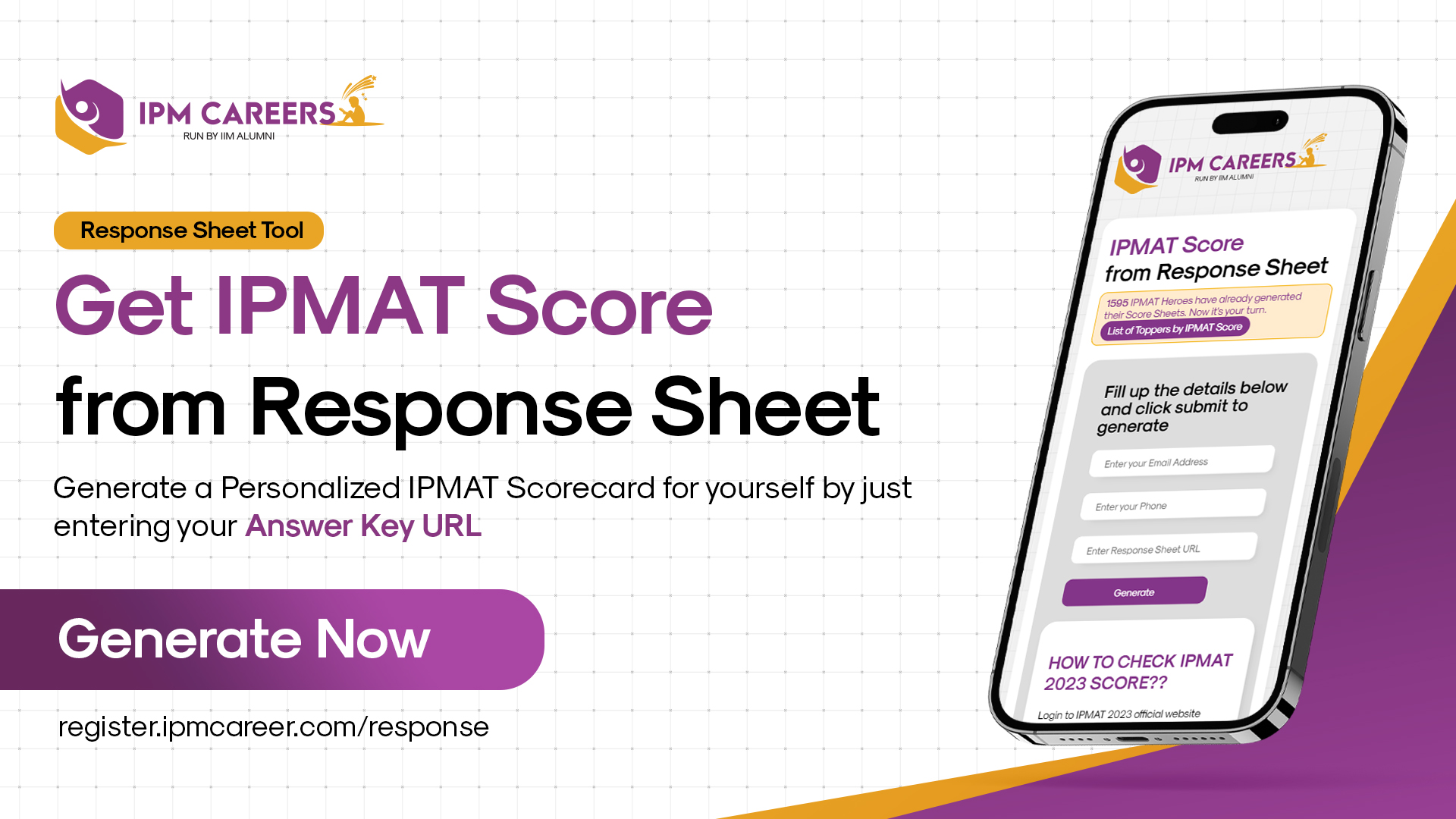 Steps To Get Your IPMAT Score From Response Sheet