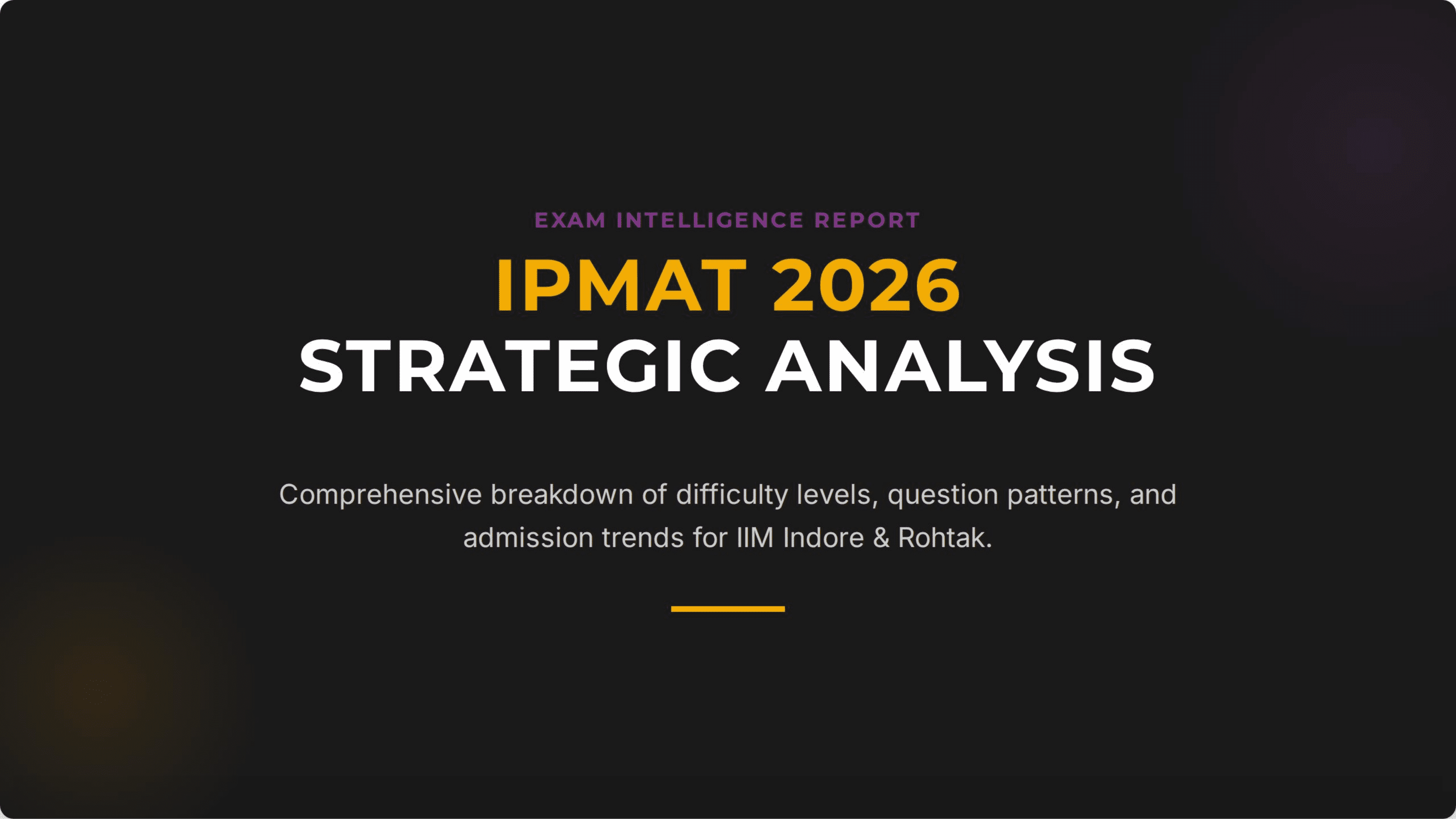 IPM Careers: India's best coaching for IPM Preparation
