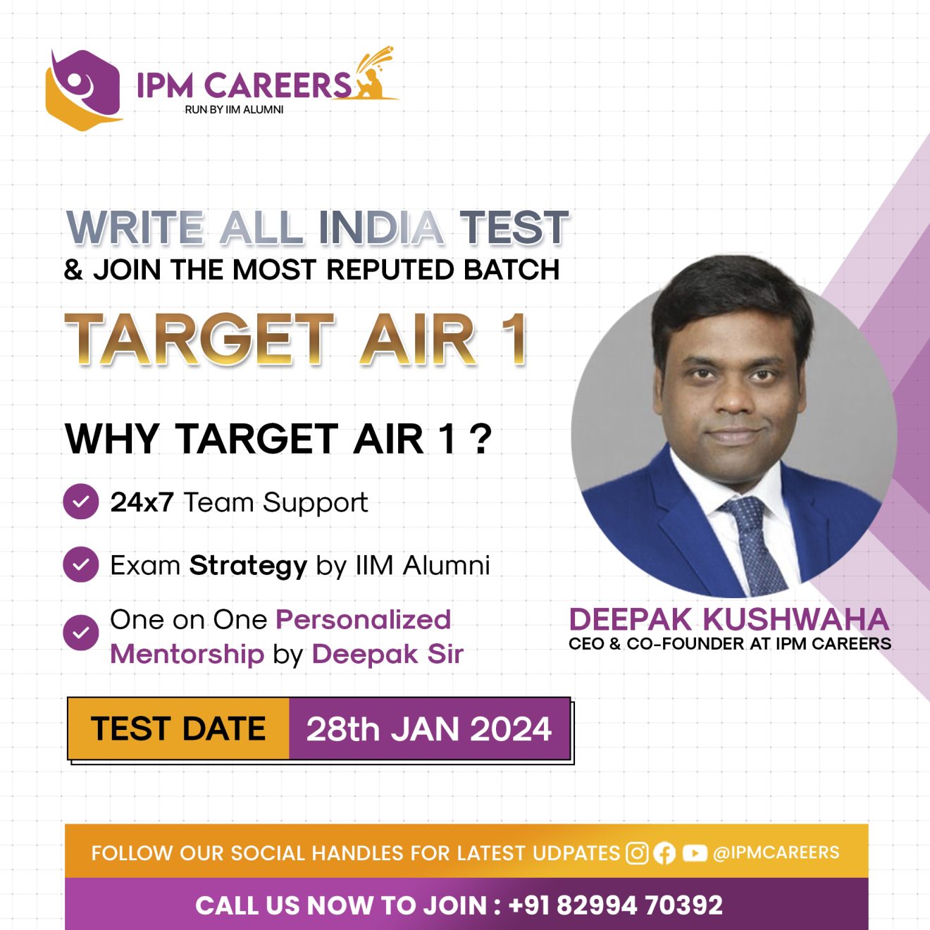 Best Coaching Institute for IPM Preparation | IPM Careers
