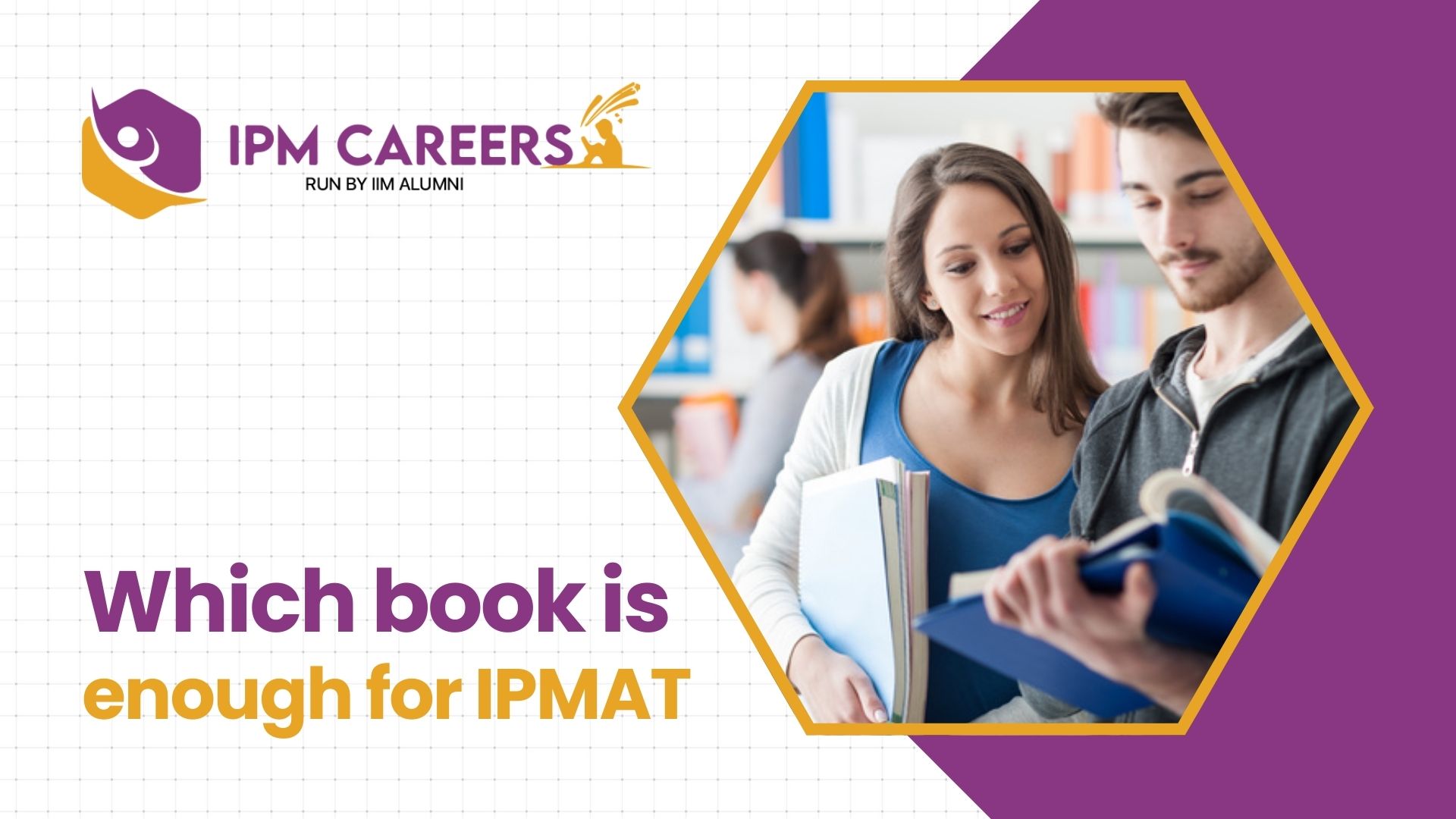 Which book is enough for IPMAT
